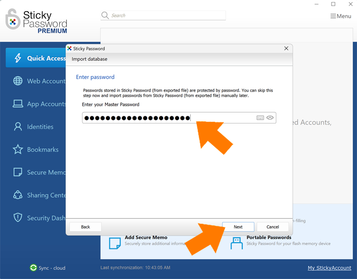 How to Import Your Exported Data into Sticky Password on Windows