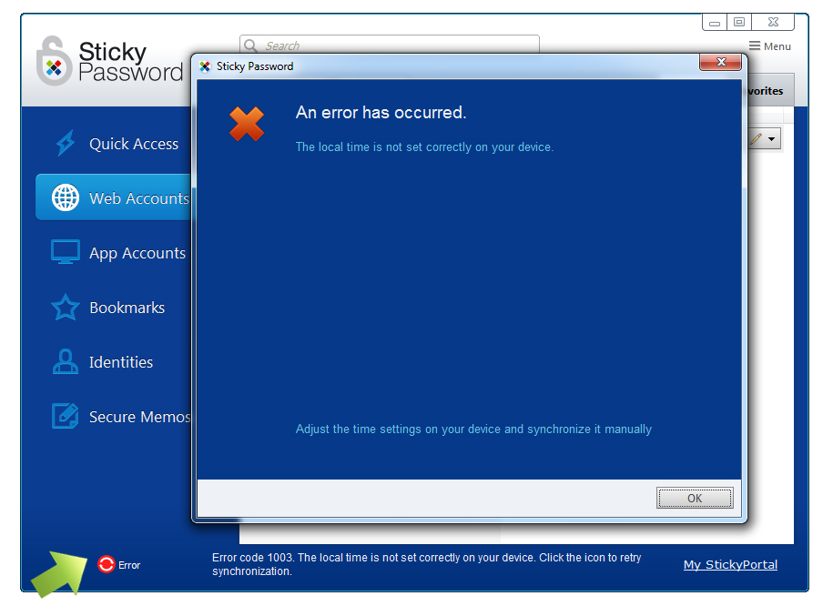 How Can I Fix Error Code 1003 Win Local Time Not Set Correctly 